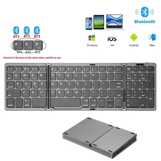 Bluetooth Foldable Keyboard with Numeric Phones Tablet Folding Wireless ...