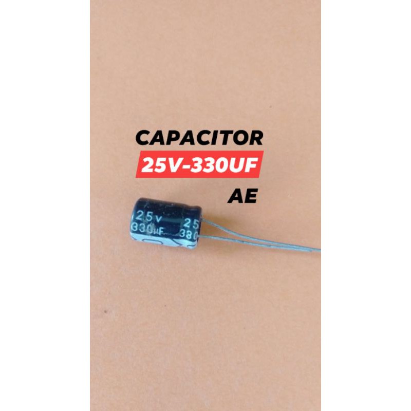 CAPACITOR MODEL NO. 25V-330UF | Shopee Philippines