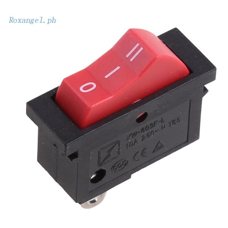 ROX Switch Hair Dryer Switch Rocker Switch 3 Position ON OFF Boat Switch Red/Black 3 Speed Three ...