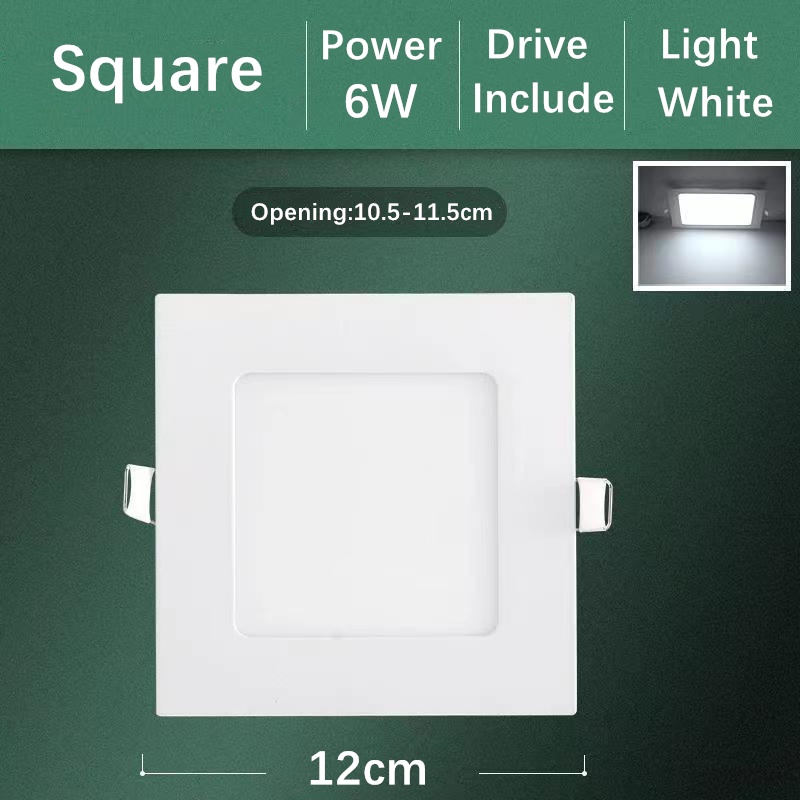LED pin Light ceiling light Recessed Downlight Square Round Panel light ...