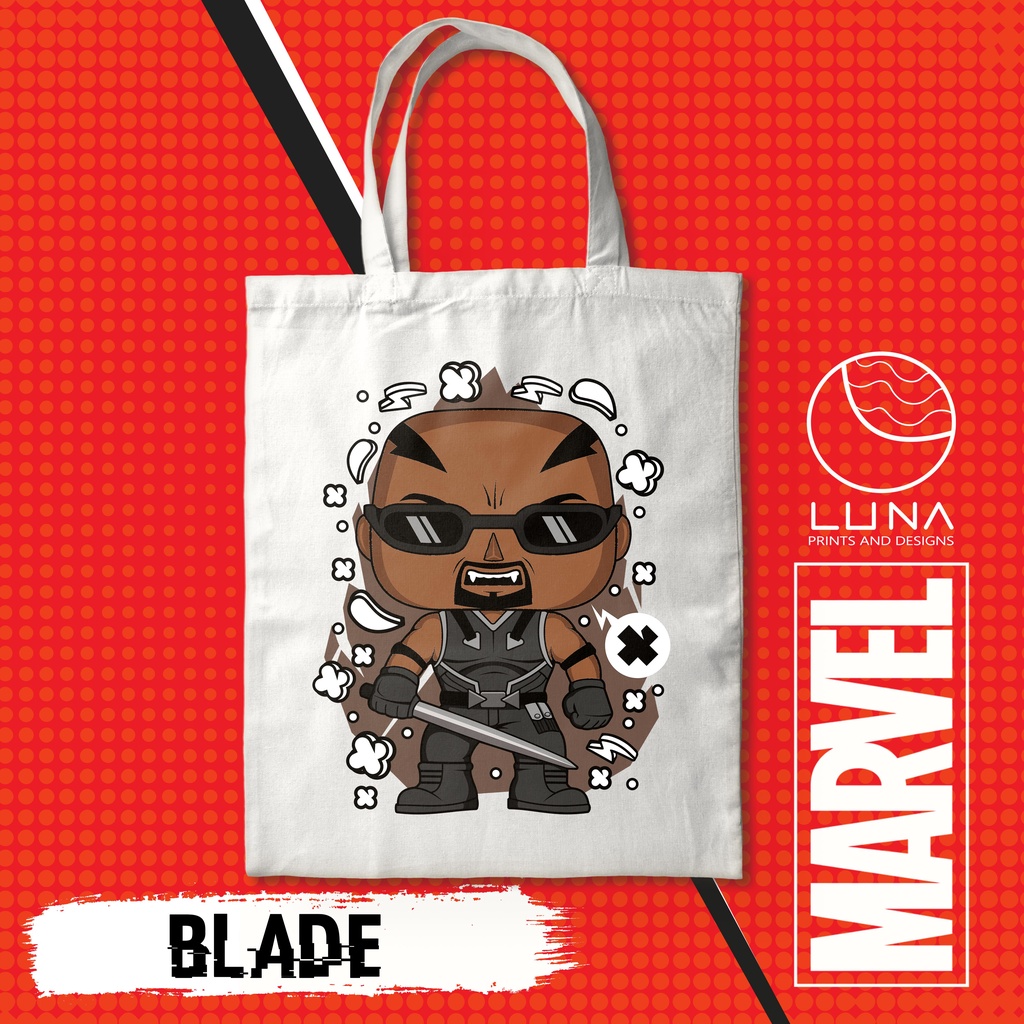 MARVEL - Blade chibi/ cartoon Tote bag | Shopee Philippines