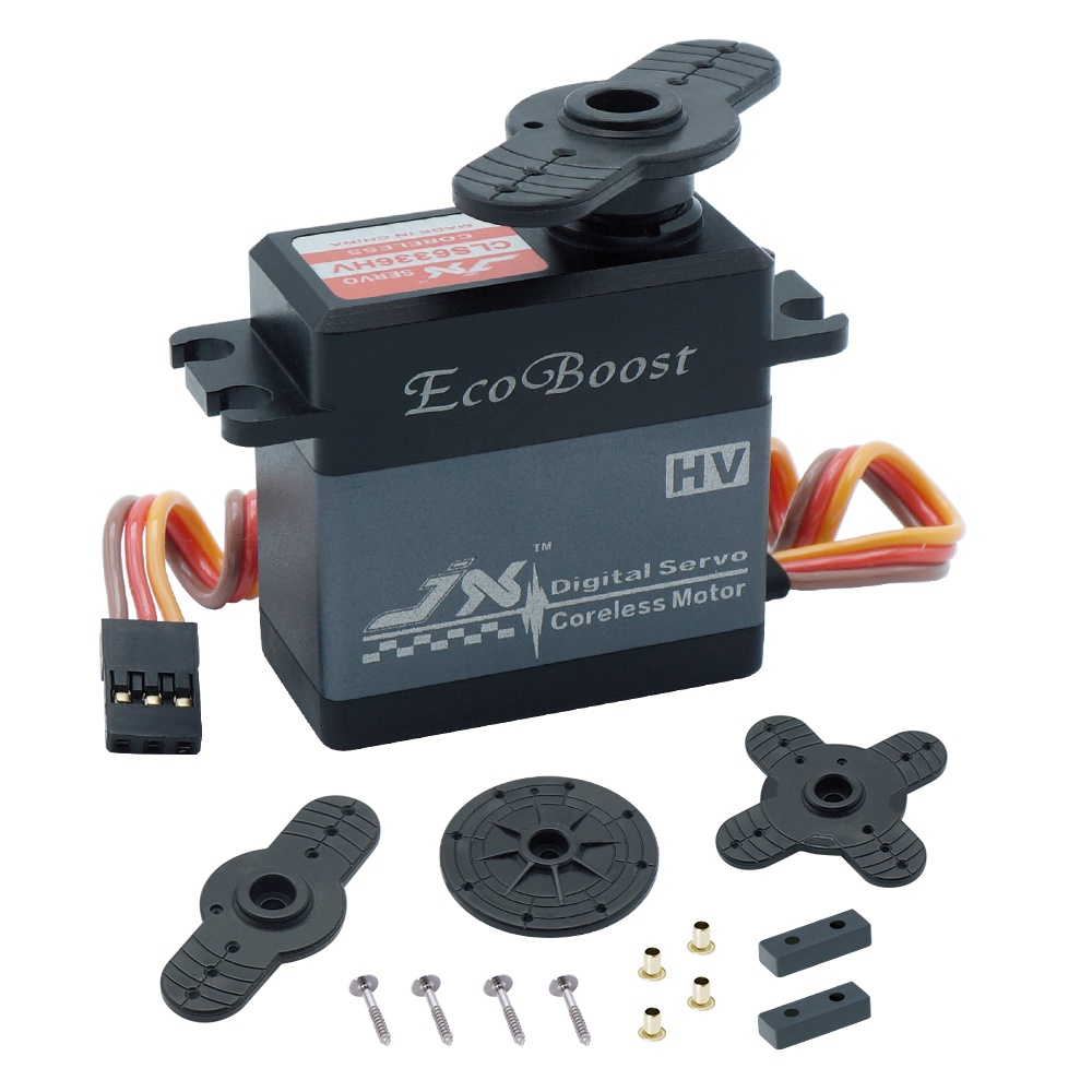 JX CLS6336HV Aluminium Shell Metal Gear High Voltage Coreless Digital ...