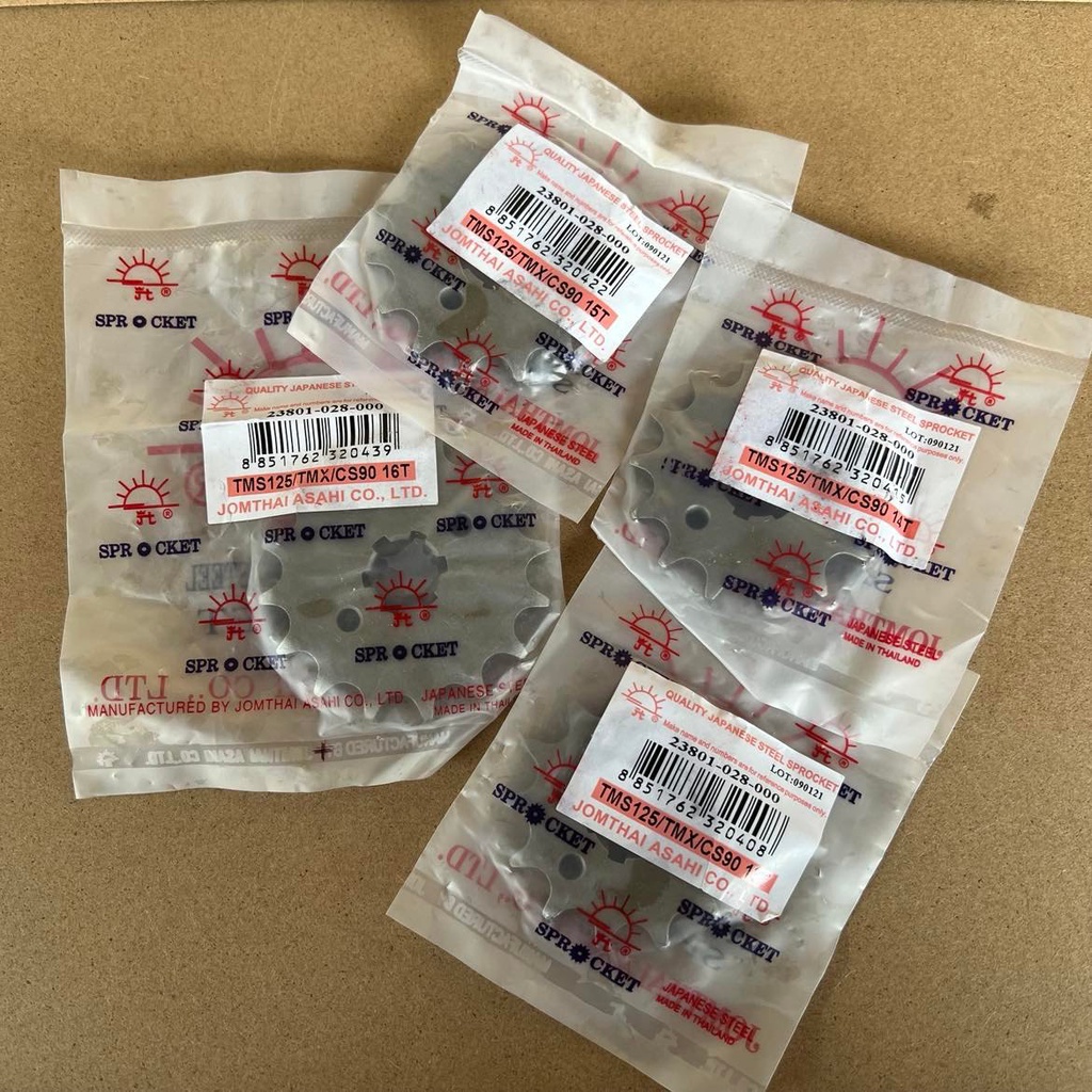 Original SUN Sprocket for TMX 155 (13T/14T/15T/16T) | Shopee Philippines