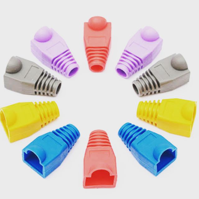 NETWORK RJ45 RUBBER BOOT (30PCS MULTICOLOR ) | Shopee Philippines