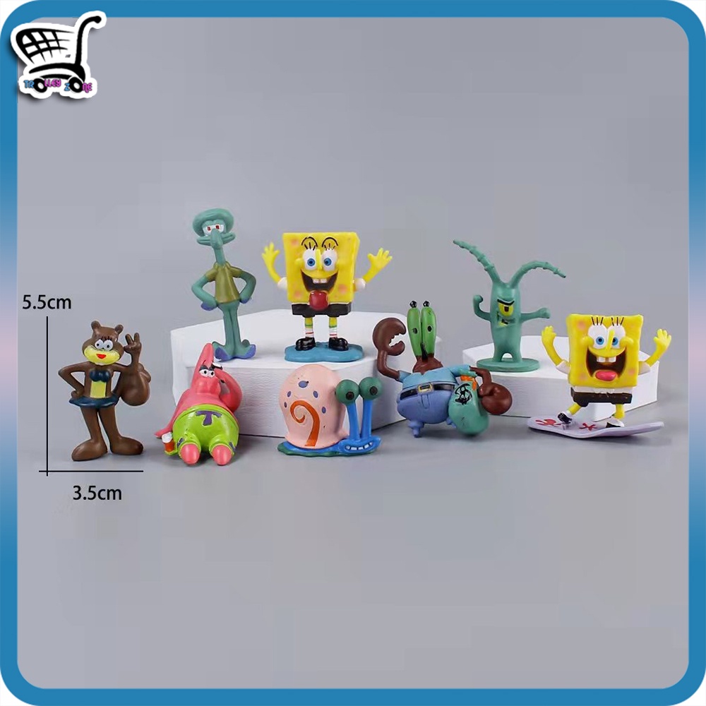 Sponge Bob SpongeBob Cake Topper Patrick Star Mr. Krabs Squidward ...