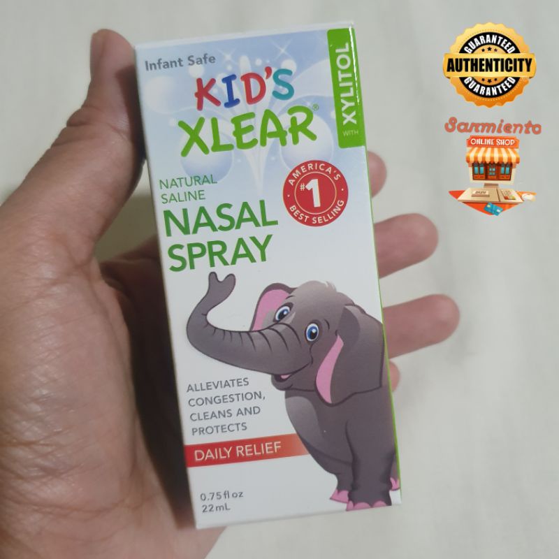 Kid's Xlear All Natural Saline Nasal Spray 22ml | Shopee Philippines