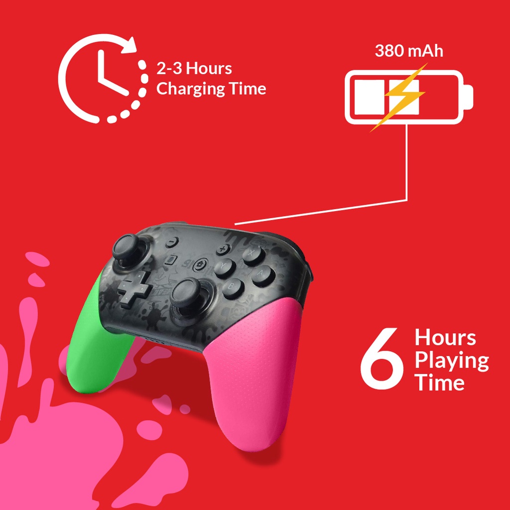 Nintendo Switch Pro Wireless Controller Gamepad Splatoon Series ...
