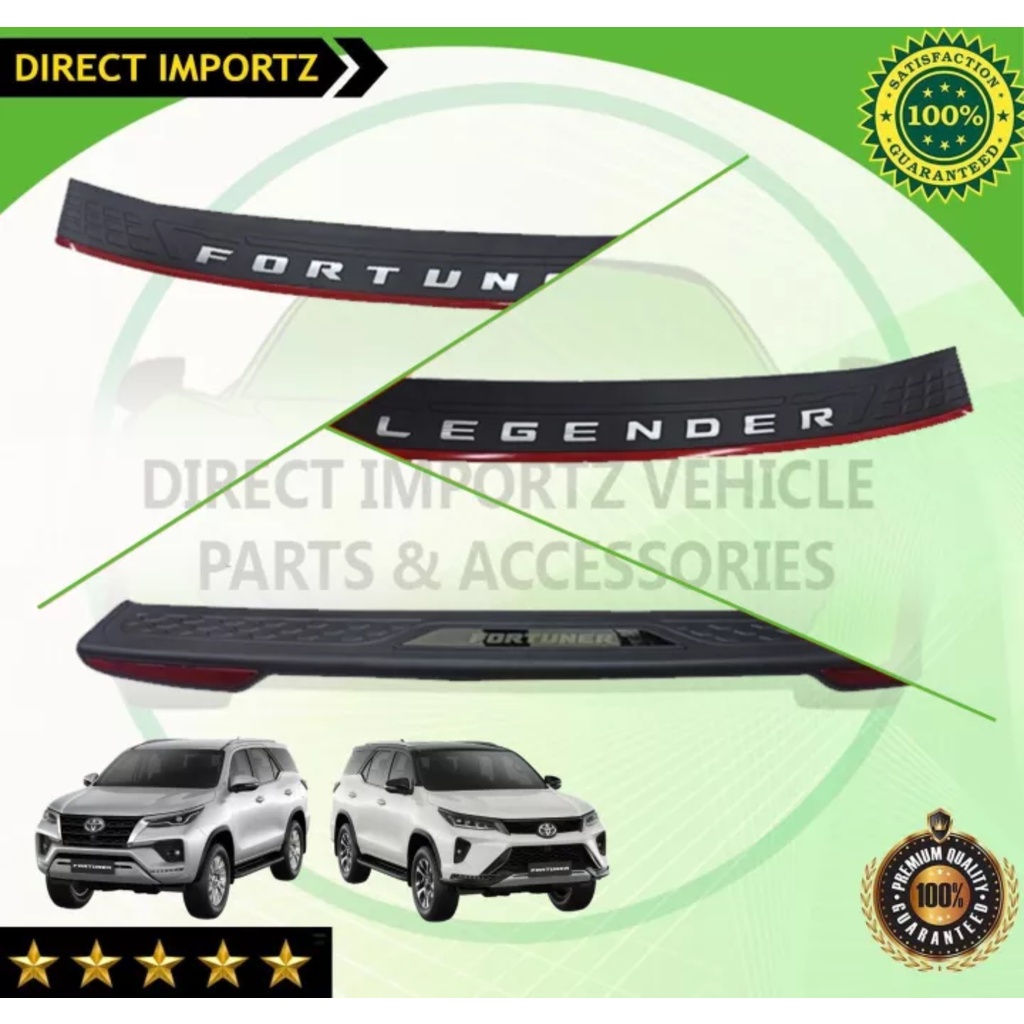 Toyota Fortuner 2021 to 2025 OEM Rear Stepsill Black w/ Reflector ...