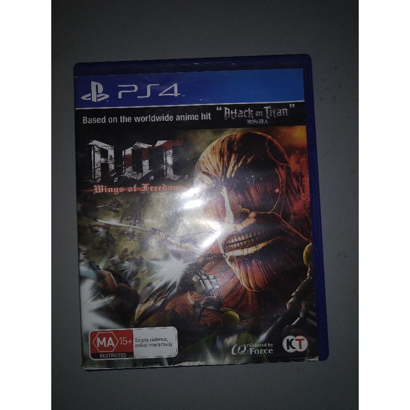PS4 GAME (ATTACK ON TITAN) | Shopee Philippines
