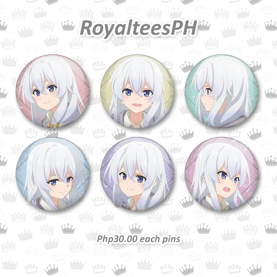 Wandering Witch: The Journey Of Elaina Fan-made Button Pins Batch 2 ...