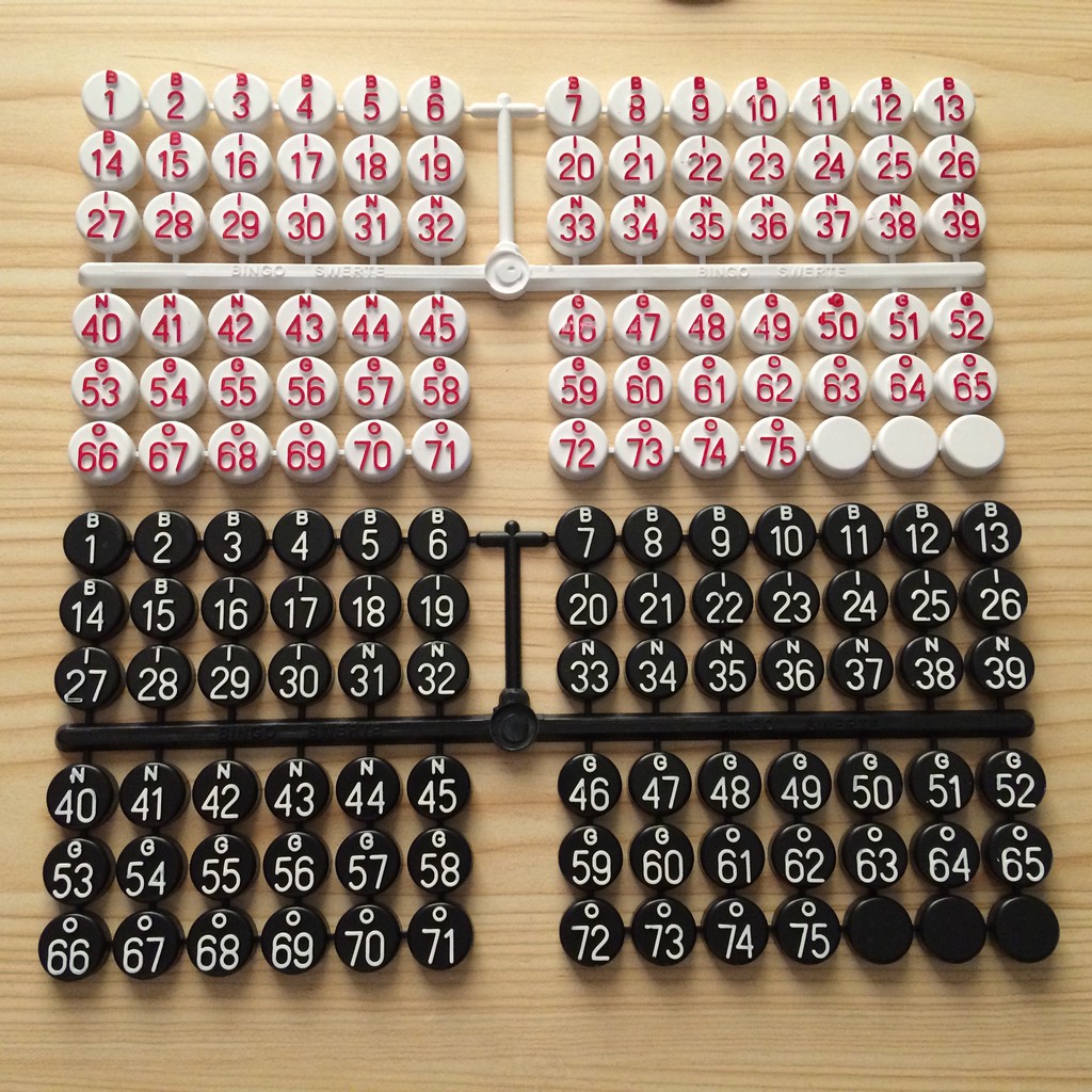 BINGO BINGO BINGO CHIPS / BINGO NUMBERS / PLASTIC BINGO CHIPS | Shopee ...