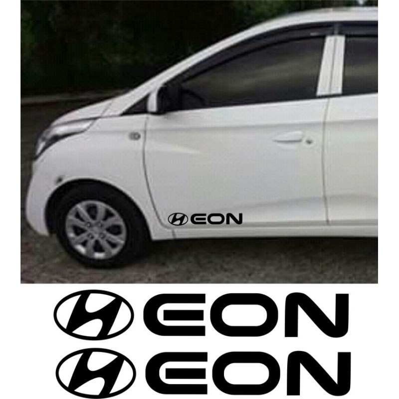 Hyundai Eon Car Side Door Sticker Design set 2pcs | Shopee Philippines