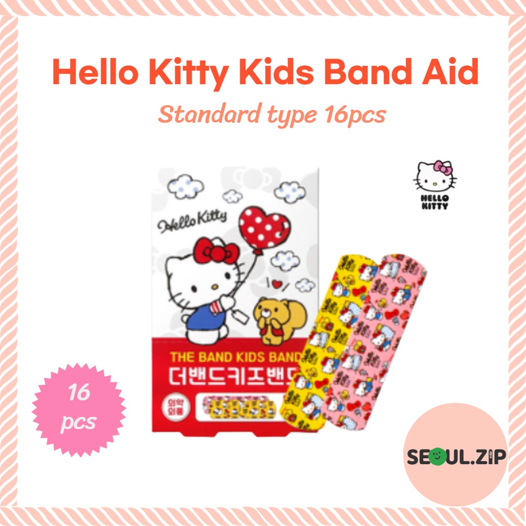 Hello Kitty Plaster First Aid Bandage Kids Band Aid Standard type 1Box ...
