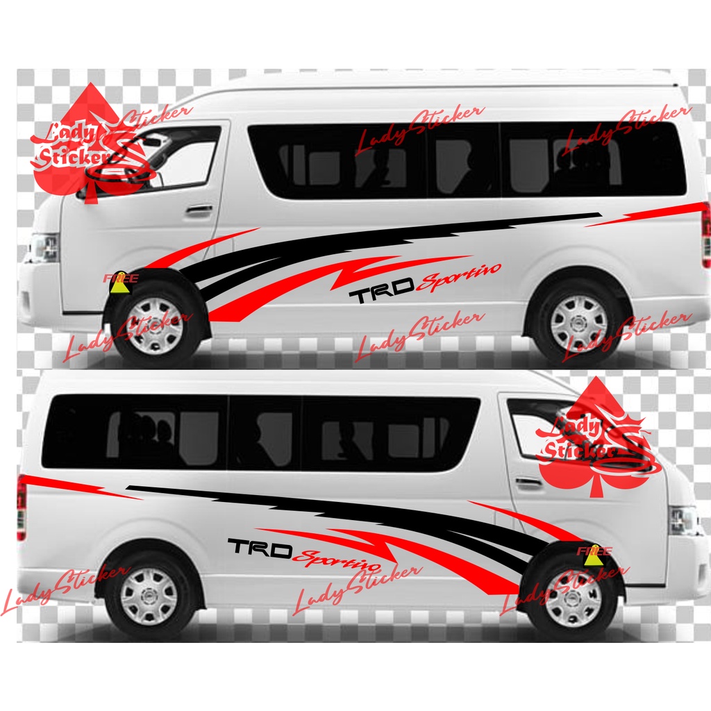 Universal TOYOTA HIACE MINI BUS CAR STICKER TOYOTA HIACE HINO ELF CAR ...