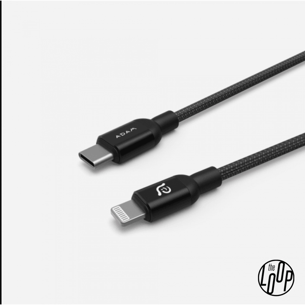 Adam Elements Peak II Braided USB-C to Lightning Cable | Shopee Philippines