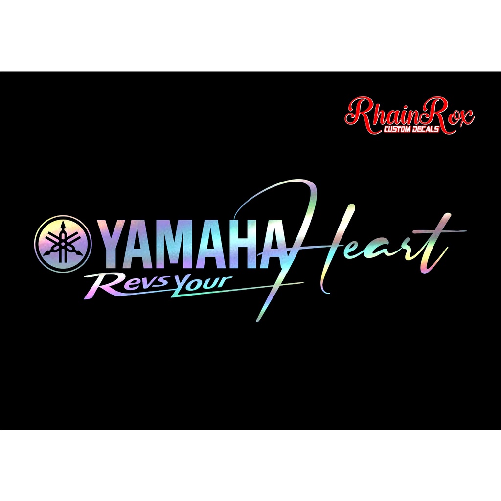 yamaha revs your heart sticker | Shopee Philippines