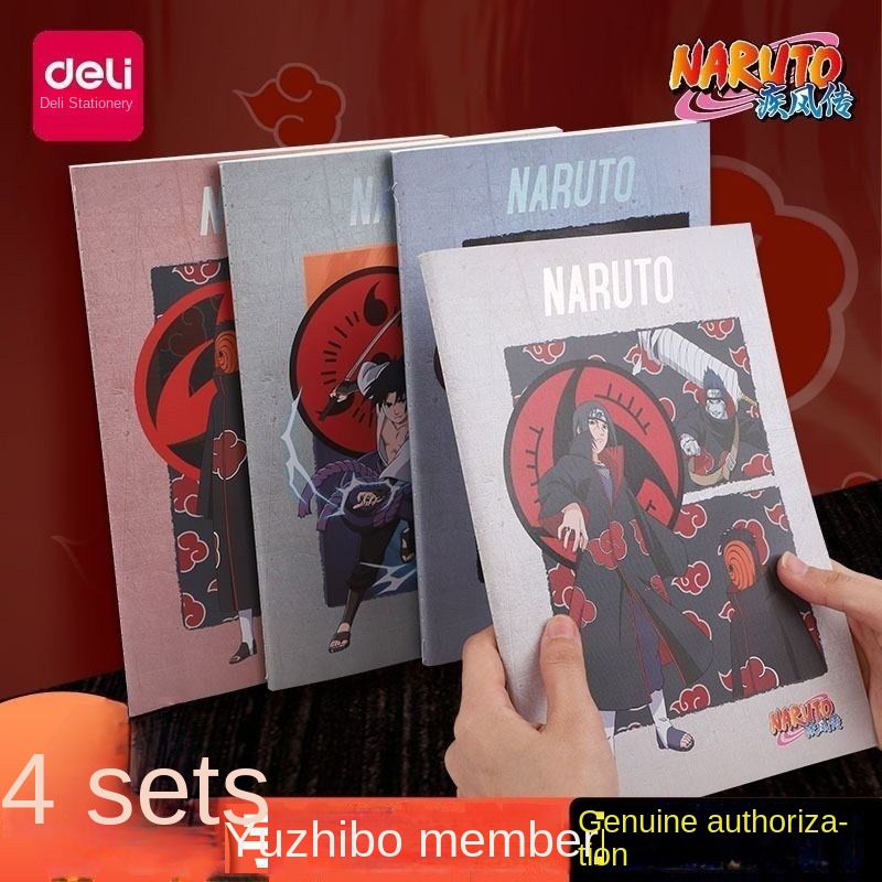 Naruto Stitching Notebook Student A5/B5 Soft Manuscript Notepad ins ...