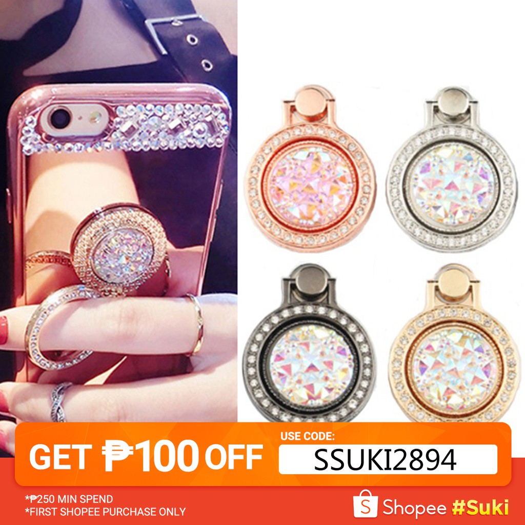 Shiny Phone Ring Stand Finger Holder for iPhone iPad | Shopee Philippines