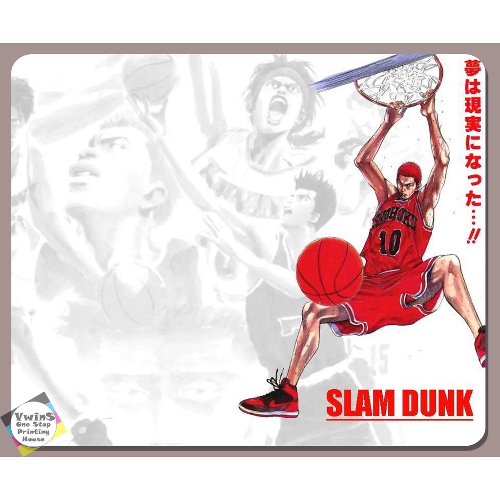Slam Dunk Design Mouse Pad! Sakuragi, Rukawa, Miyagi, Akagi, Hisashi ...