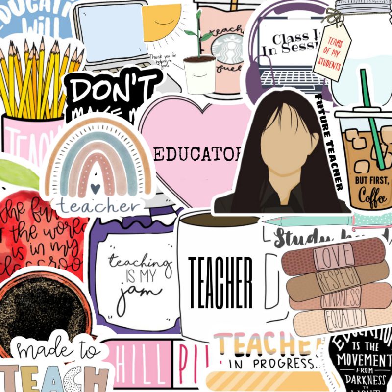 30-50-100 pcs future teacher stickers | Shopee Philippines