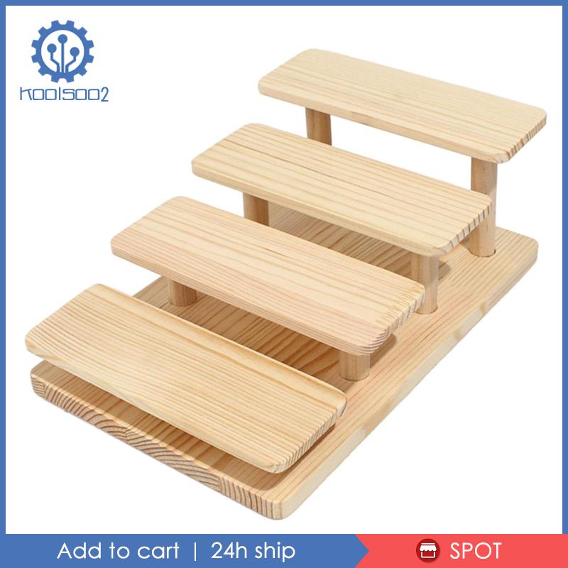 [Koolsoo2] Wooden Retail Table Display Stand Collective Figurine ...