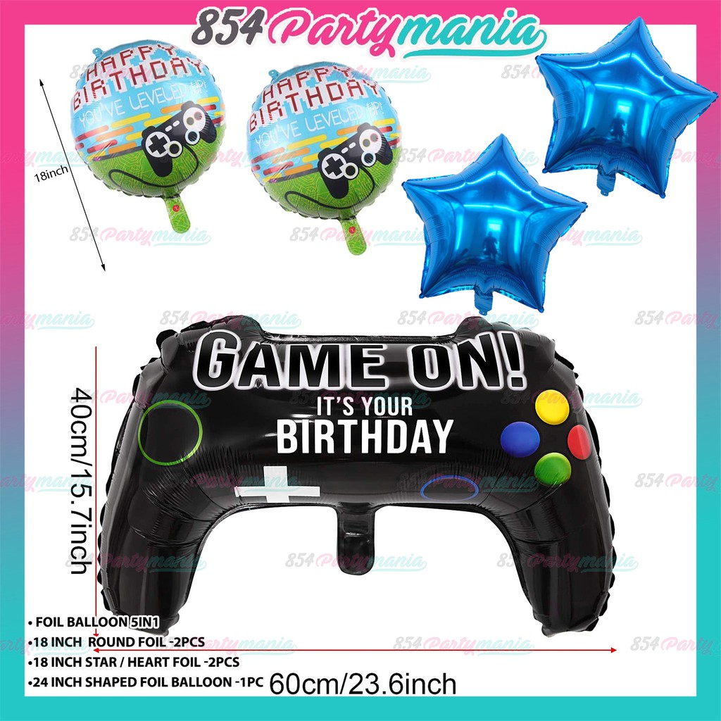 5pcs Inflatable Gamepad Balloon Boy Game Controller Game on Mobile ...