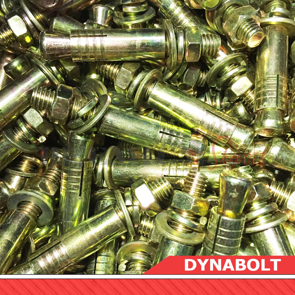 Dyna Bolt 1/4" 5/16" 3/8" 1/2" Dynabolt 1/4 5/16 3/8 1/3 Anchor Bolt ...