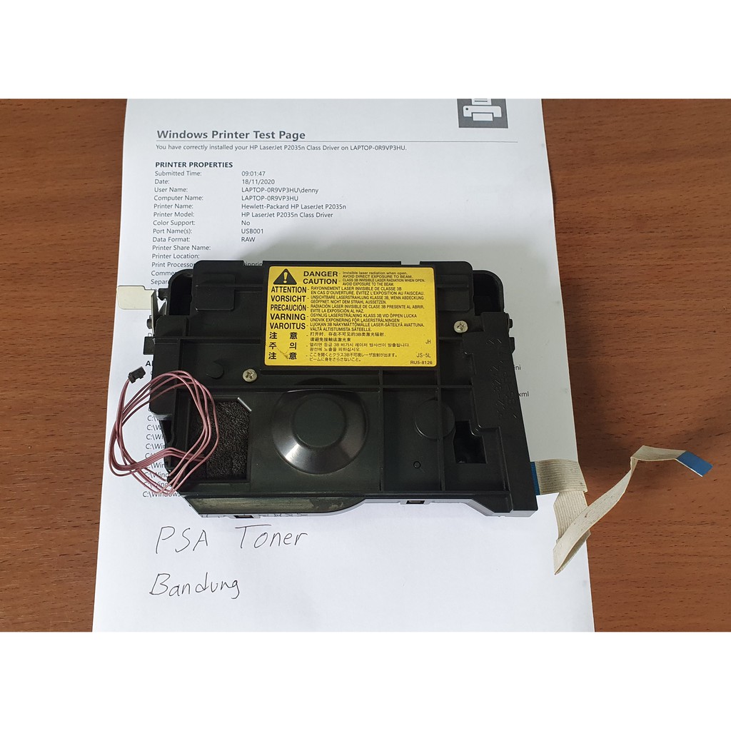 Hp P2035n P 2035 n Scanner Original laser Scaner Warranty | Shopee ...