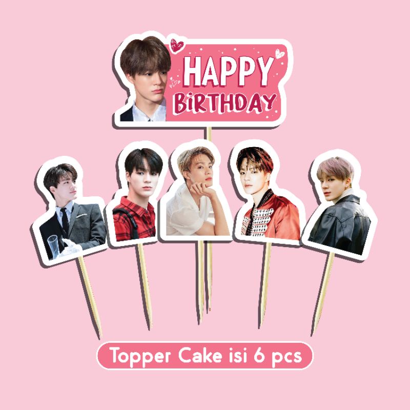 Cake TOPPER JENO NCT CAKE TOPPER HAPPY BIRTHDAY CAKE Decoration TART ...