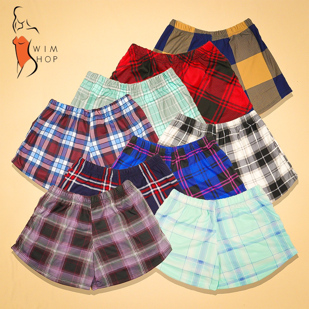 SS Sexy Short Plaid Checkered Design Shorts for Women Pambahay | Shopee ...