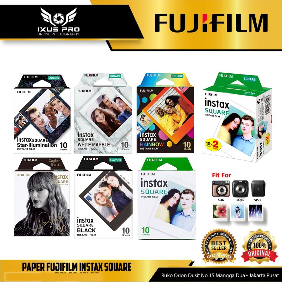 FUJIFILM instax SQUARE Instant Film contents 20 / 10x2 sheets paper ...