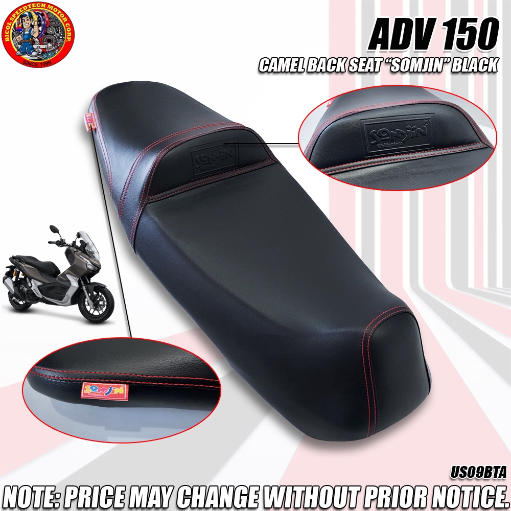 ADV150 CAMEL BACK SEAT "SOMJIN" BLACK (US09BTA) | Shopee Philippines