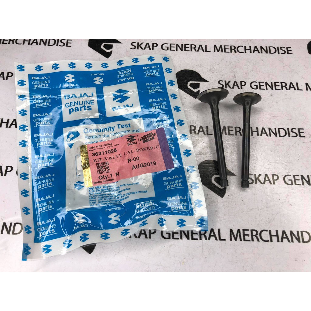 BAJAJ - VALVES, INTAKE & EXHAUST - CT100 ( 36311028 ) | Shopee Philippines