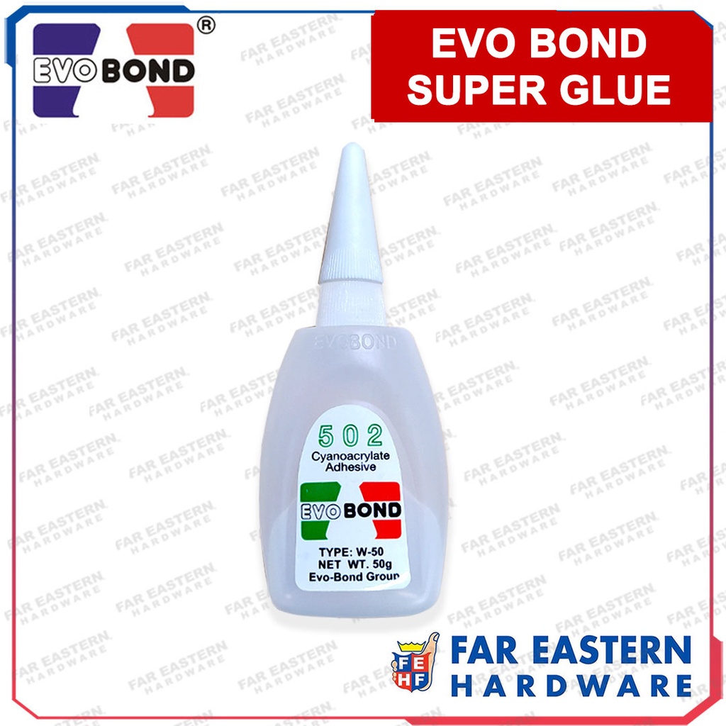 EVOBOND Super Glue 502 50g EVO BOND Superglue | Shopee Philippines