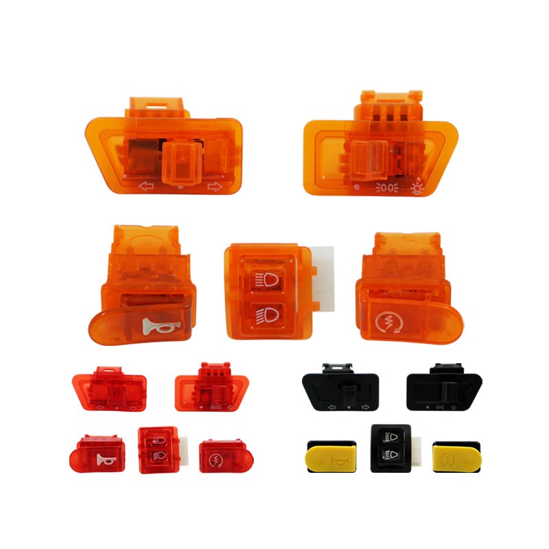 Five large light switches W-125 / SMASH (turn signal / high-low / on ...