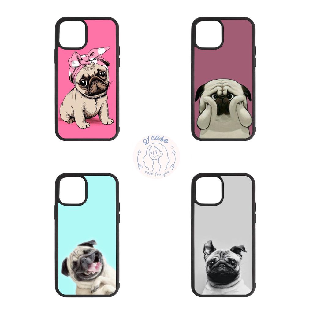 Wrinkled Pug Dog Phone Case - Many Models (Model 1) | Shopee Philippines