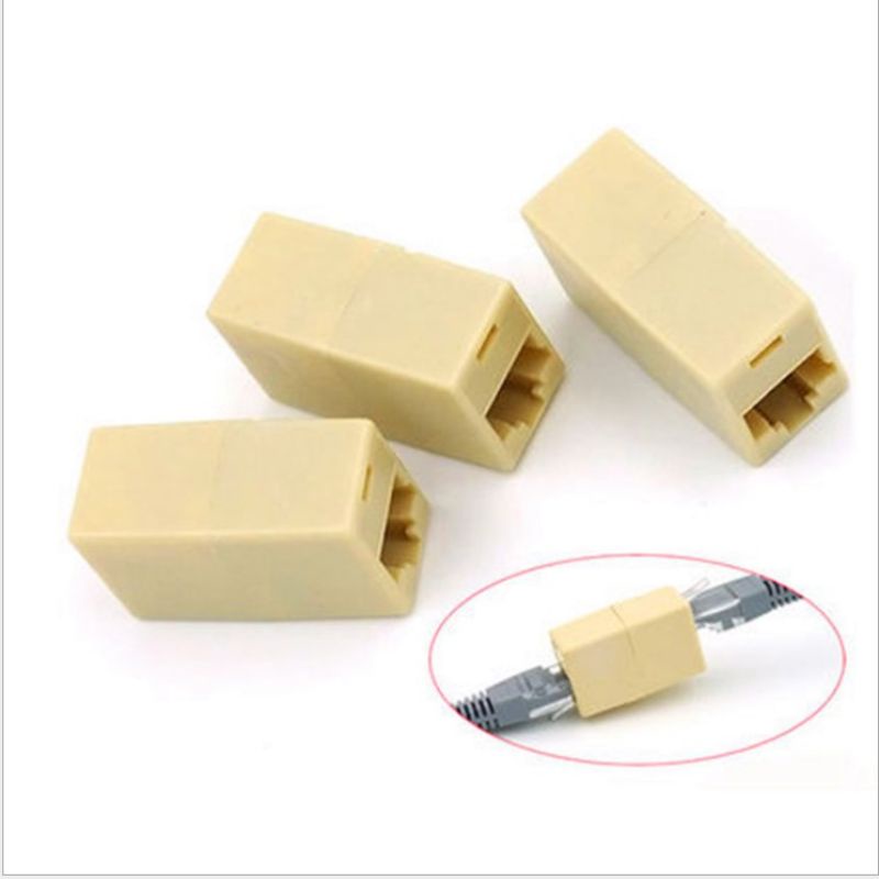 RJ45 Female to Female Network Ethernet LAN Cable Coupler Connector ...