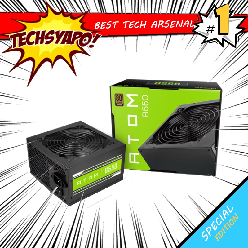 Antec ATOM B550 550W 80 PLUS BRONZE PSU Power Supply | Shopee Philippines