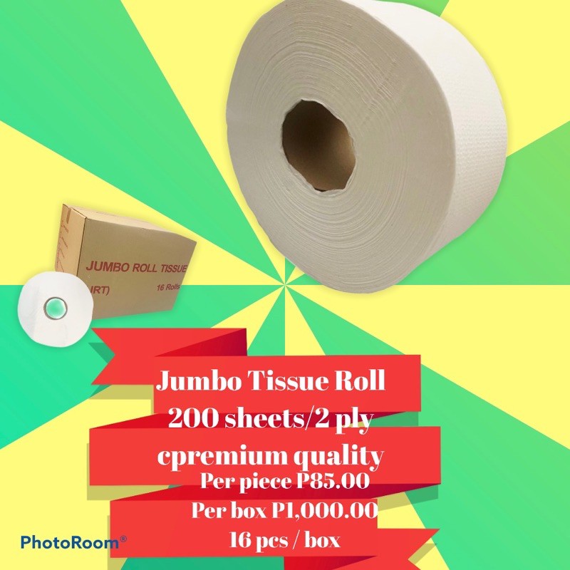 JUMBO TISSUE ROLL C-PREMIUM 2ply price per piece | Shopee Philippines