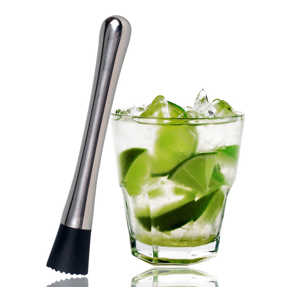 Cocktail Muddler Stainless Steel Bar Mixer Barware Mojito Cocktail DIY ...