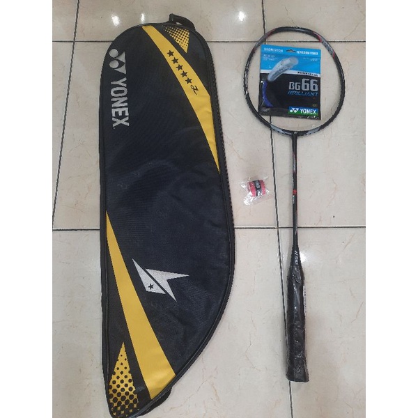 Full SET YONEX VOLTRIC LD / LIN AND / LINDAN Badminton Racket 200 EX ...