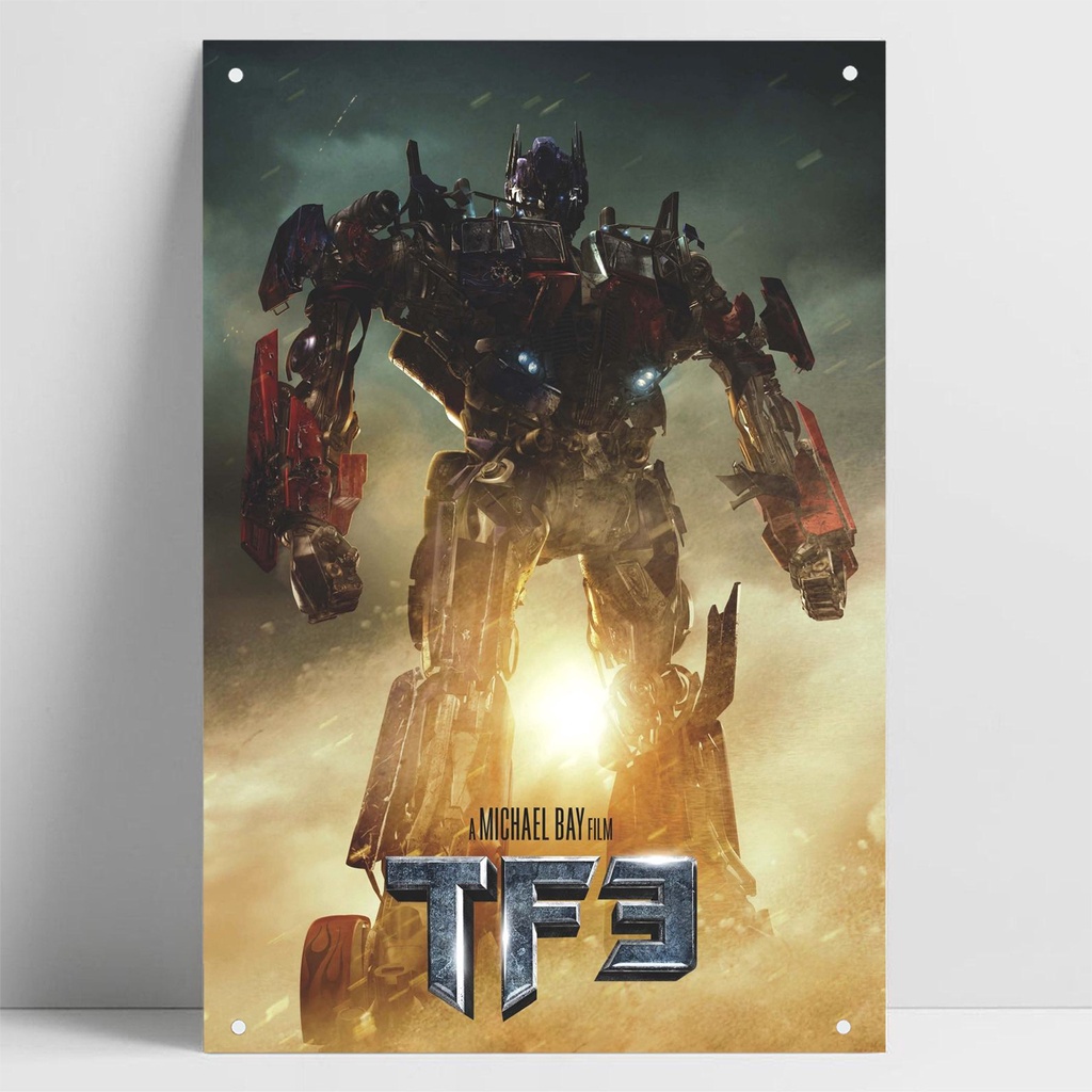 Transformers Movie Poster Tin Painting Tin Sign Metal Sign Wall ...