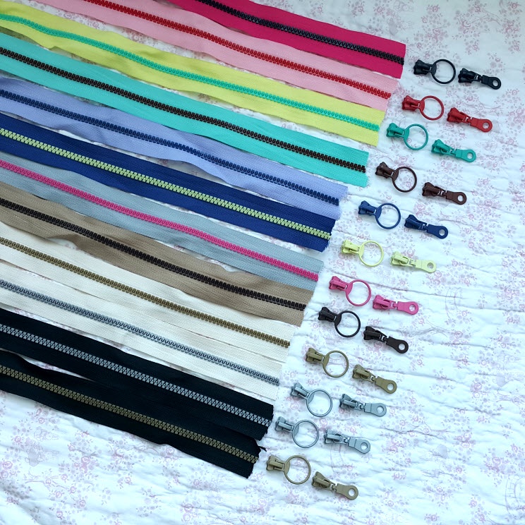 5 Molded Plastic Continuous Zipper Chain Zipper by the Yard Multi ...