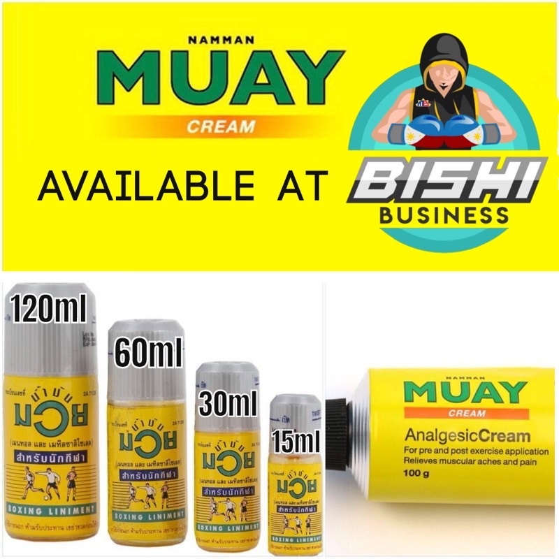 NAMMAN MUAY Liniment Oil Muay Thai | Shopee Philippines