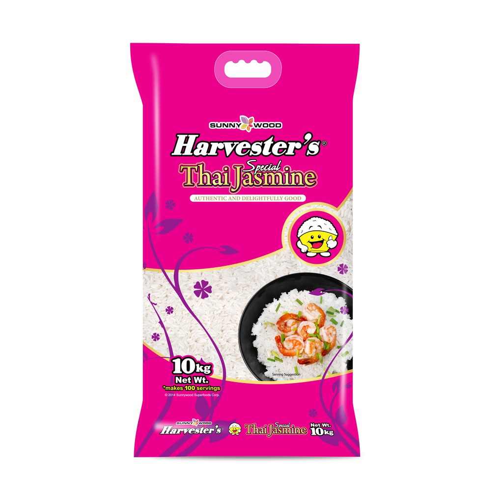 Harvester's Thai Jasmine 10kg | Shopee Philippines
