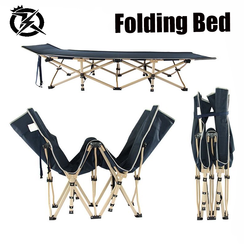 Outdoor Folding Camping Bed Single Person Cot Portable Foldable ...