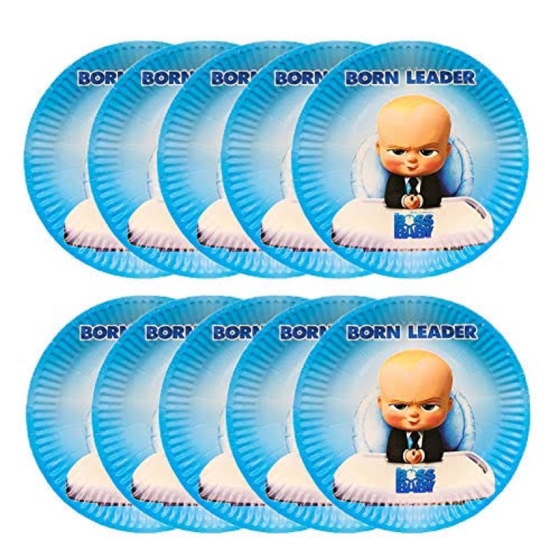 Boss Baby Paper Plates by 10pcs per pack Boss Baby Disposable Tableware ...