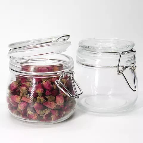 Glass Jar With Hook Lid | Seasoning Place | Mini Jar 160ml | Shopee ...
