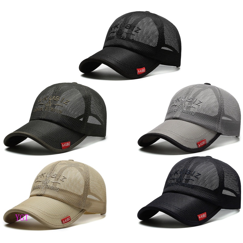YGT Breathable Mesh Summer Cap Golf Men Baseball Caps Women Outdoor Dad ...
