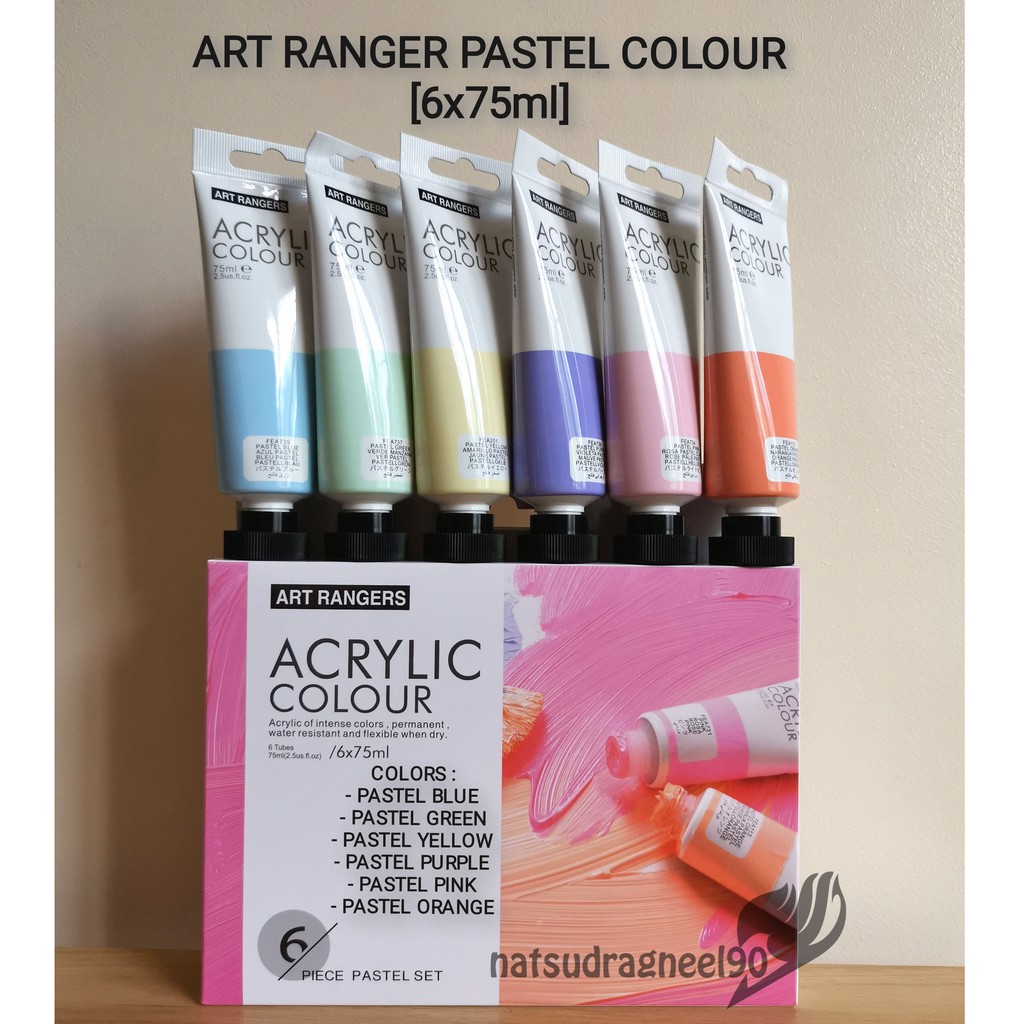 [8x22ml | 6x75ml] Art Ranger Acrylic Paint Set | Shopee Philippines